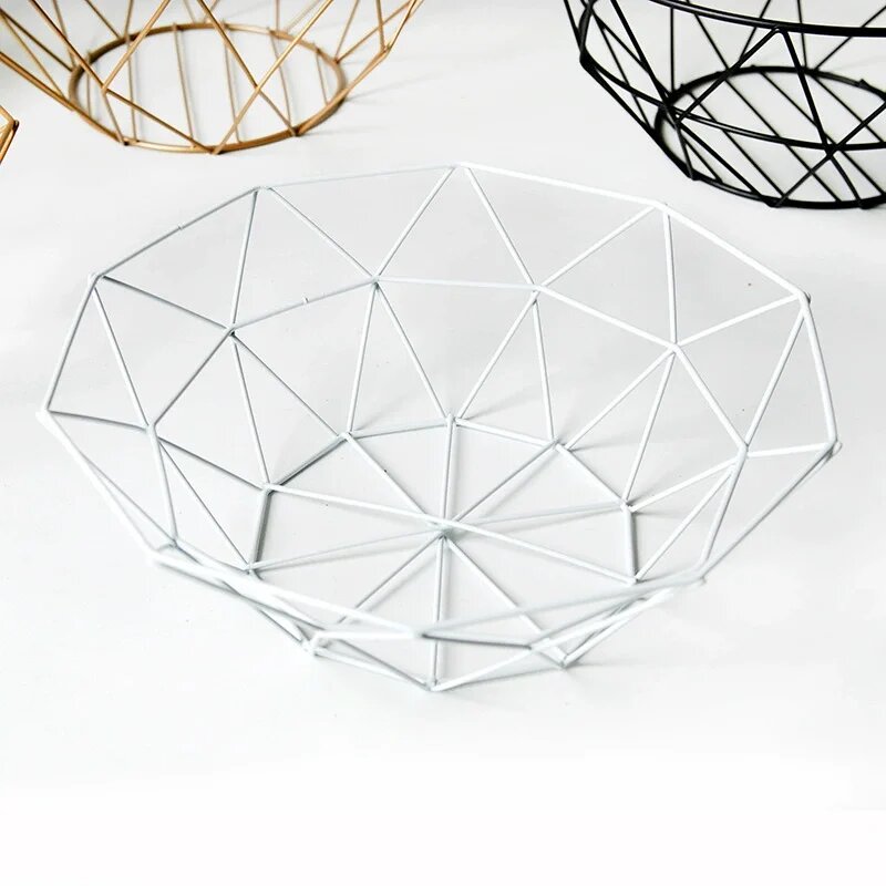 Фруктовница металлическая White-S