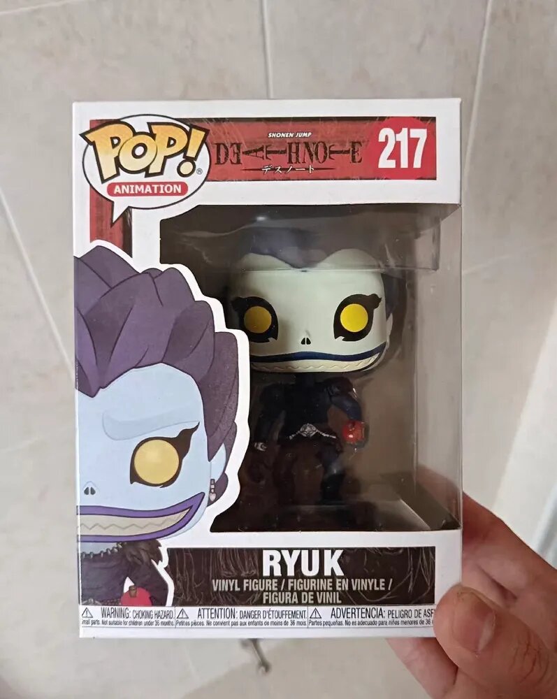 Фигурк FUNKO POP Тетрадь смерти: L, Рюк, Лайт Ягами, фигурки #217