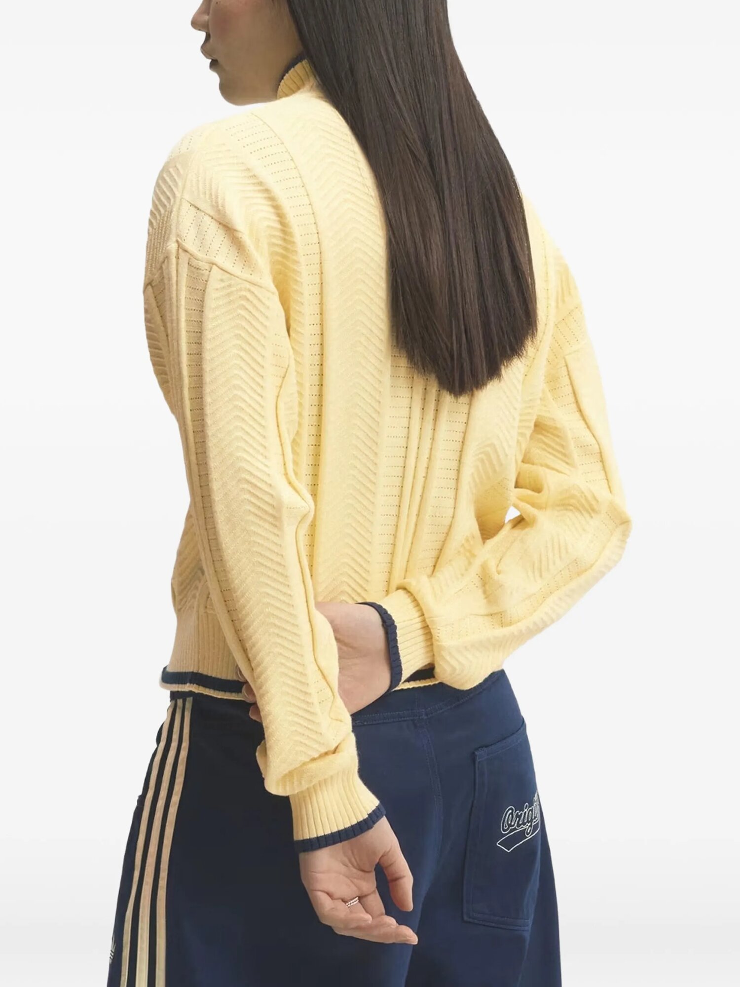 Куртка adidas Firebird track jacket, размер 8 UK, светло-желтый — фото 1
