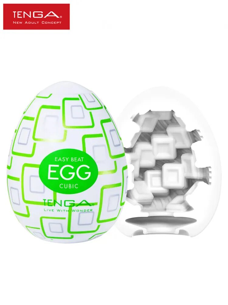 Мастурбатор-яйцо Tenga Egg Cubic
