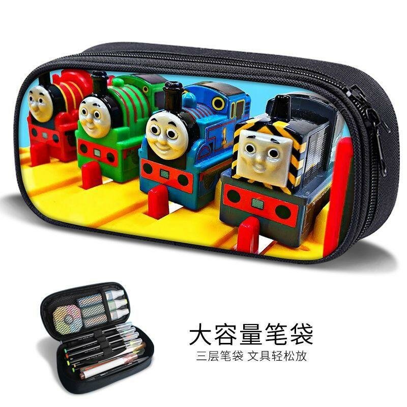 Thomas the Tank Engine водонепроницаемый устойчивый к царапинам вместительный трехслойный пенал для школьников