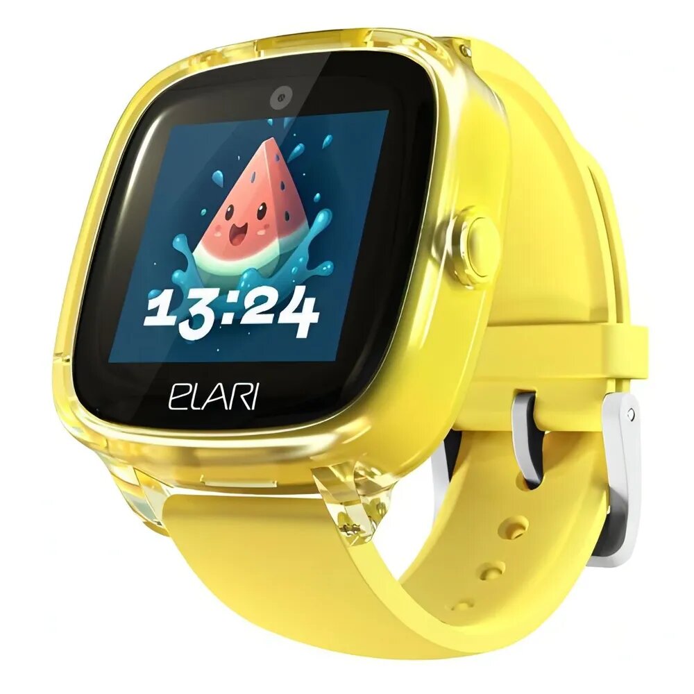 Часы с GPS трекером Elari KidPhone Fresh 4G Yellow