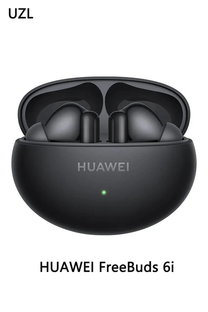 HUAWEI Наушники беспроводные с микрофоном Huawei FreeBuds 6i, черный