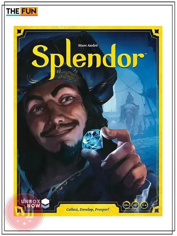 Настольная карточная игра Настольная Splendor Master Игра (Английская версия) Новая версия игры