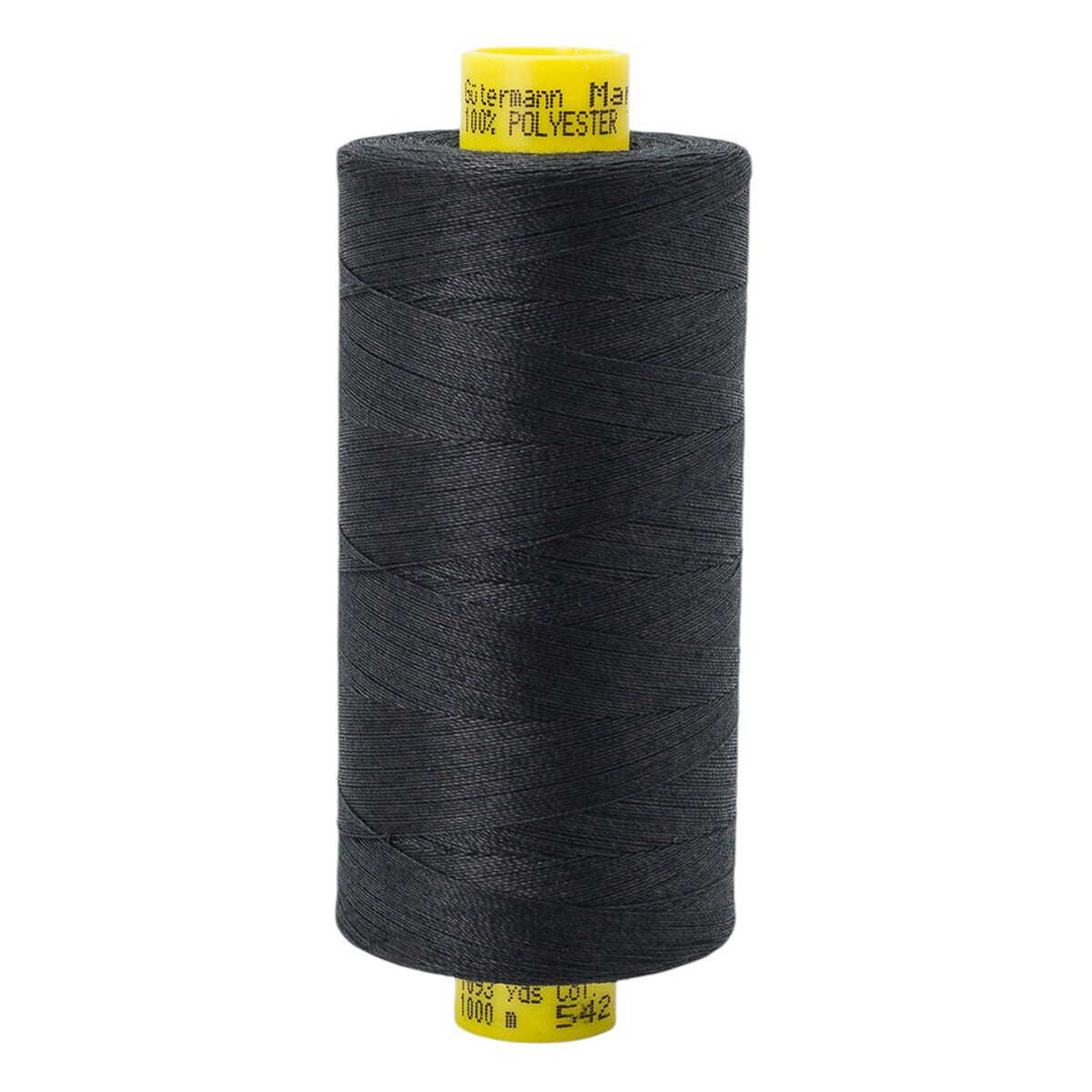 Нитки Mara 120/1000 м универсальные, 100% полиэстер Gutermann 700207 (542 грозовой серый), 10 шт