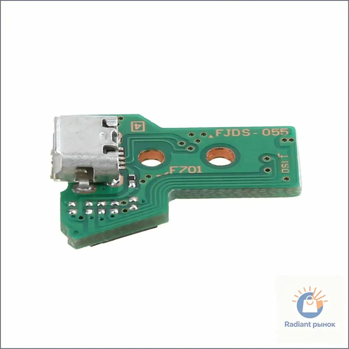 Плата USB JDS-050 для контроллера PS4, трёхцветный LED, 23 17 5 мм
