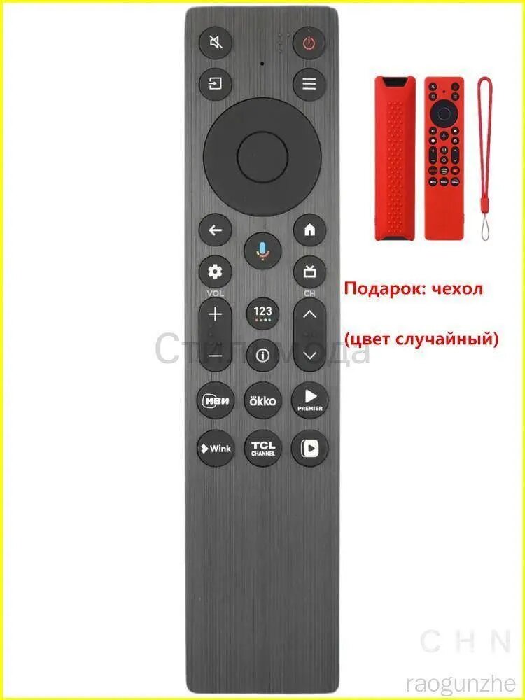 Голосовой пульт премиум RC813A FMB9 для телевизоров TCL и iFFALCON, с поддержкой русских сервисов Ivi, Okko и Кинопоиск