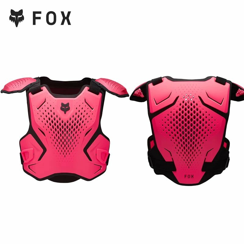 FOX RACING R3 Бронированный жилет для взрослых, дышащая легкая защита груди Розовый, L XL, 40595-170