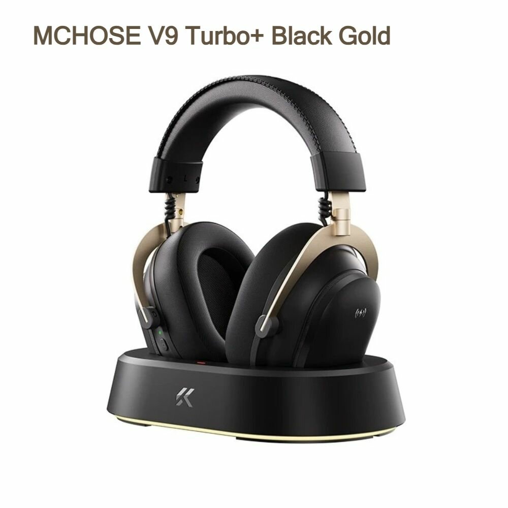 MCHOSE V9 Turbo+ Беспроводная Киберспортивная гарнитура с четырьмя режимами зарядки, устанавливаемая на голову