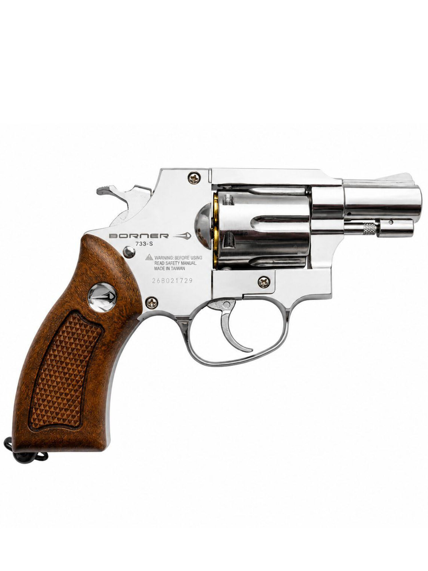 Пневматический револьвер Borner 733 (Silver)