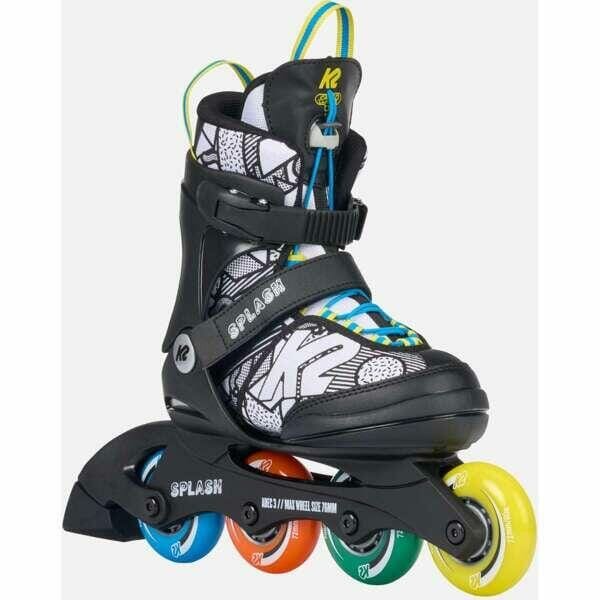 DECATHLON Ролики K2 Splash Multi, черный, размер 35/40