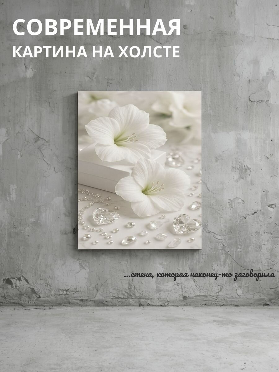Картина на холсте Арт-композиция для интерьера 60x80 см