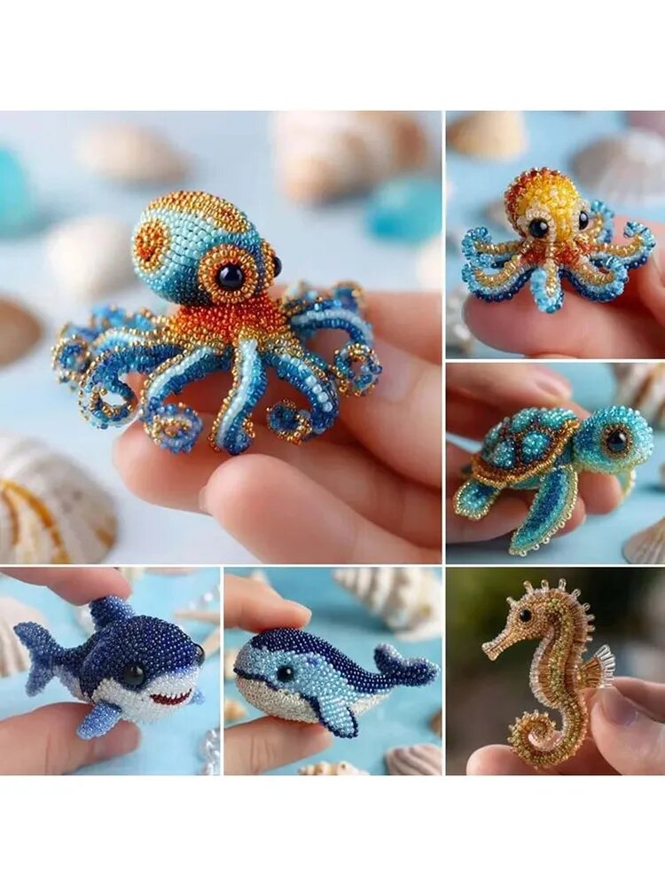 Амигуруми Из Бисера Набор для рукоделия "Морская черепашка" " — фото 1