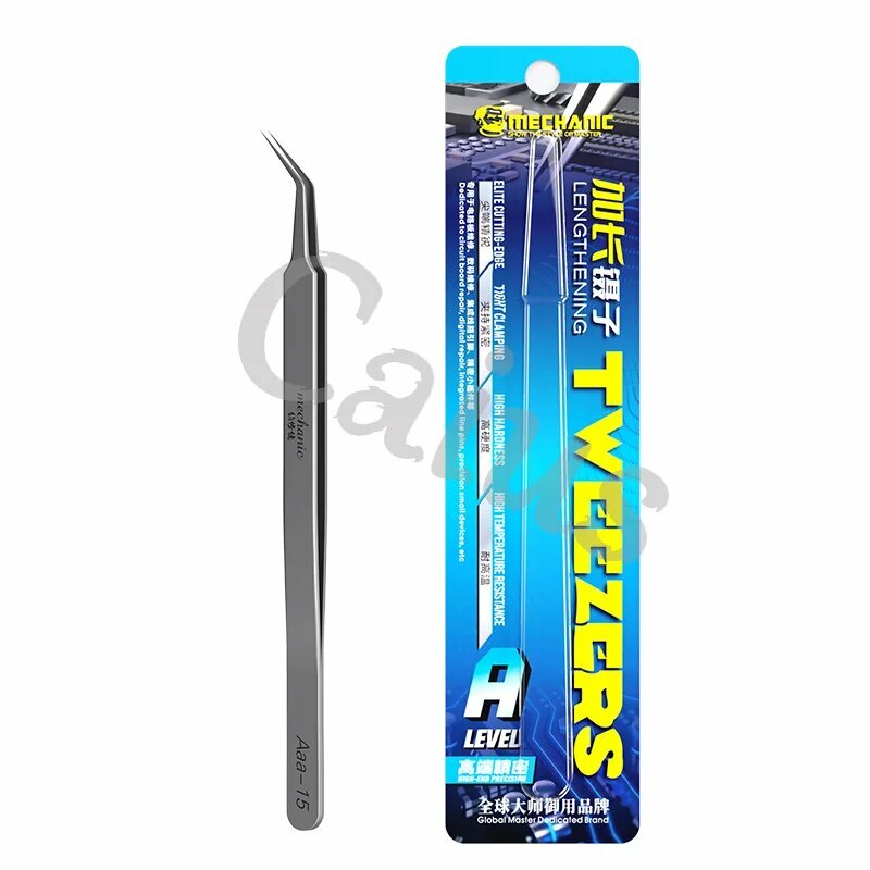 Пинцет TULX Mechanic Aaa-15, нержавеющая сталь
