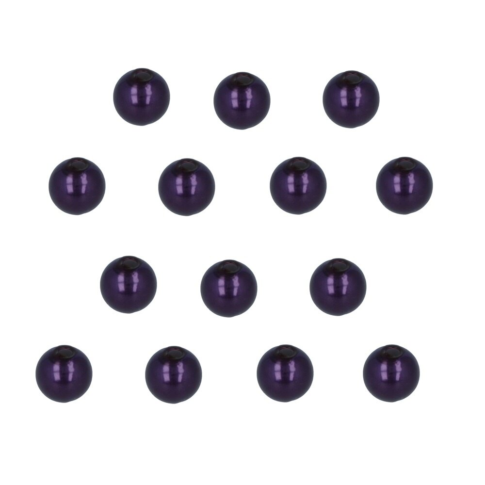 Бусина Zlatka пластик 20 мм, 10 шт, №58 фиолетовый (11253660532)