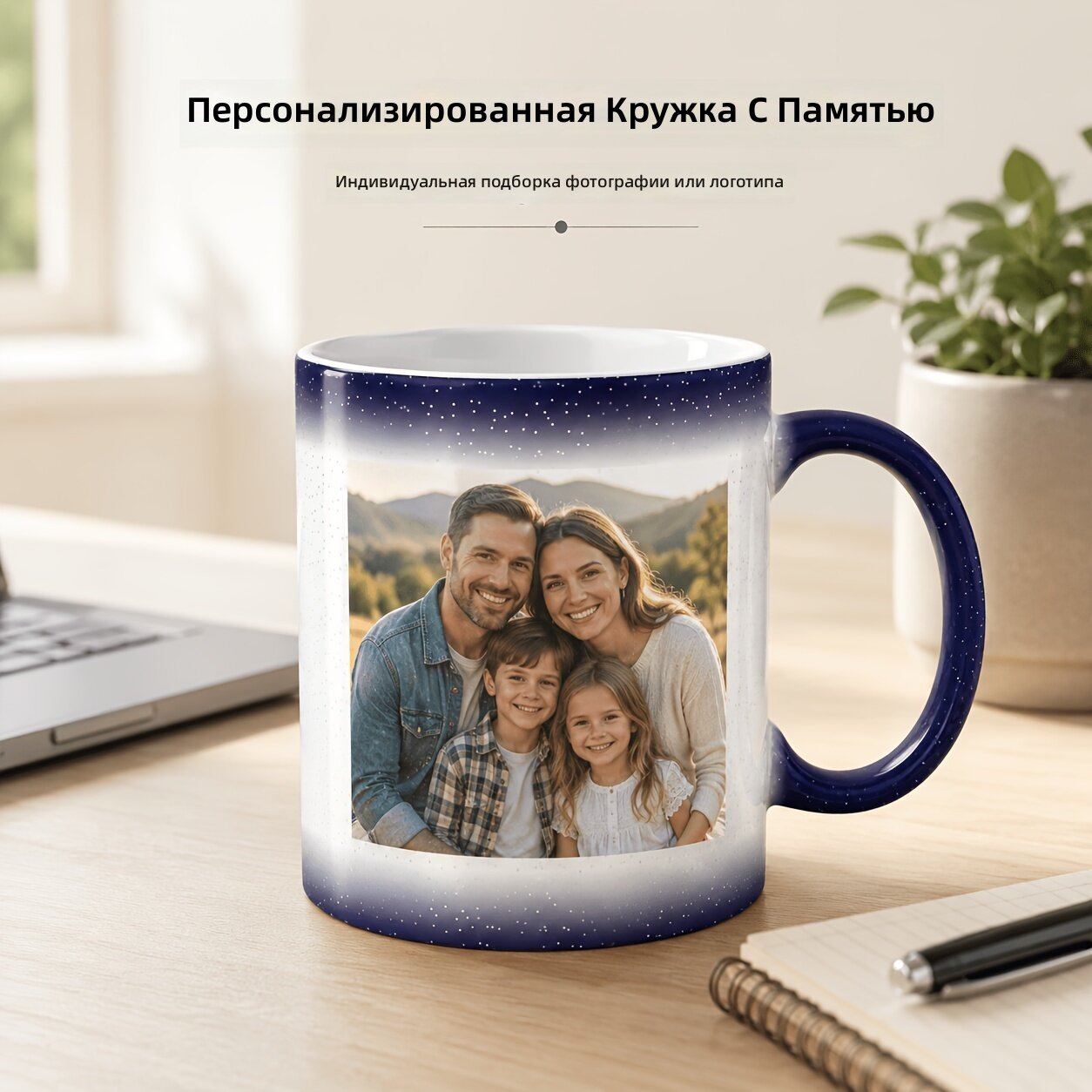 Фотокружка с термочувствительным скрытым изображением, для кофе, чая и какао, настраиваемая, для мужчин и женщин, подарок на день рождения, юбилей, День матери, работу