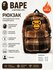 BAPE Рюкзак унисекс, легендарный стиль на каждый день, мягкий, коричневый