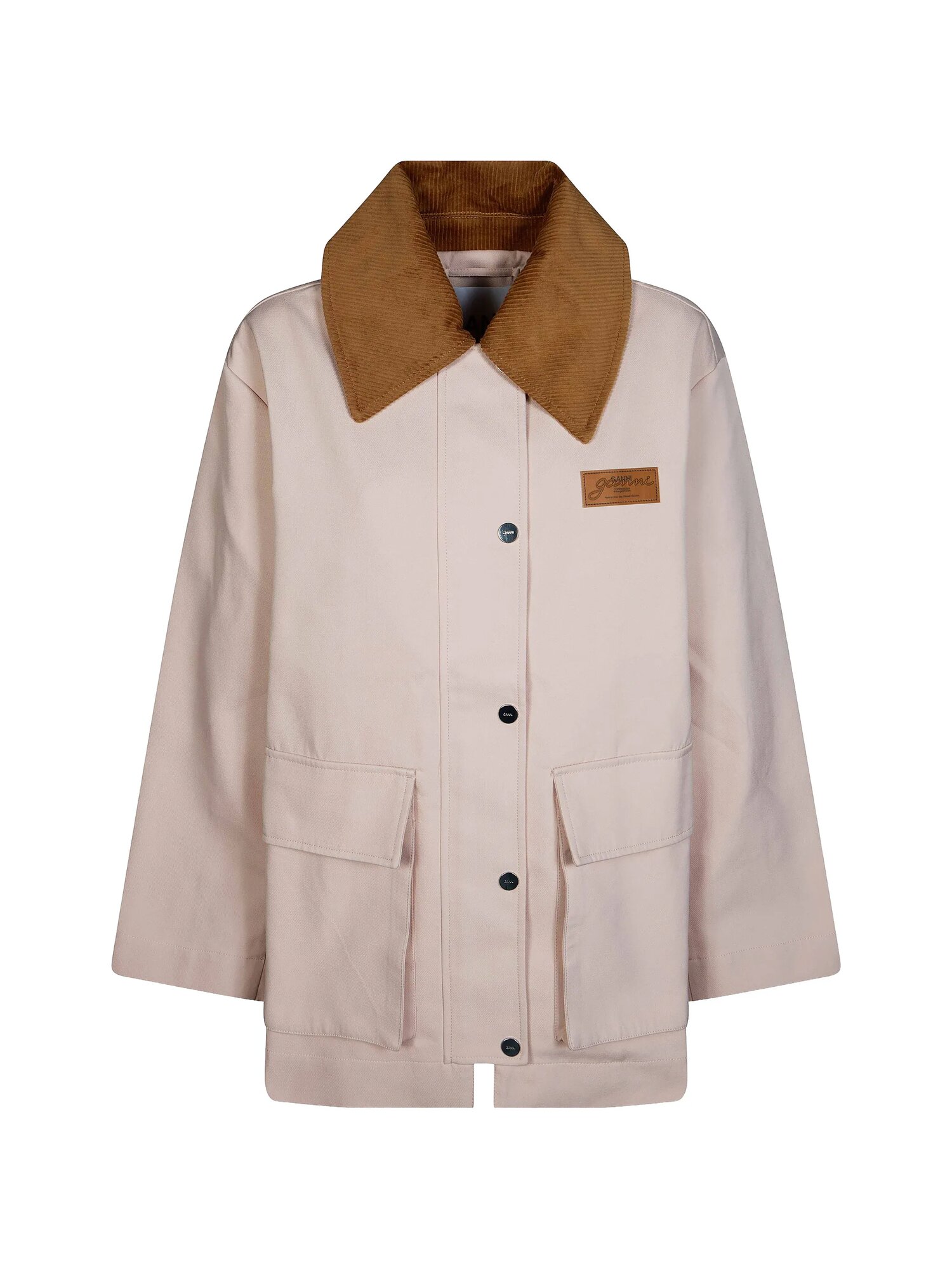 Куртка Corduroy-collar twill jacket