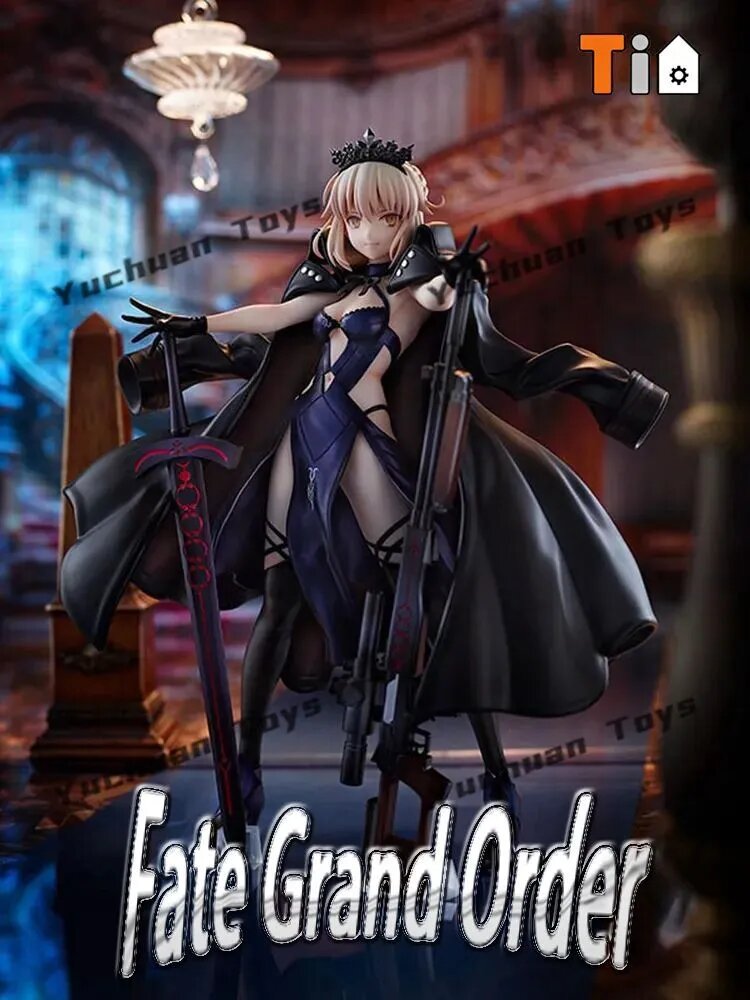 Аниме фигурка-Fate Grand Order-Saber Alter-для демонстрации-25 см
