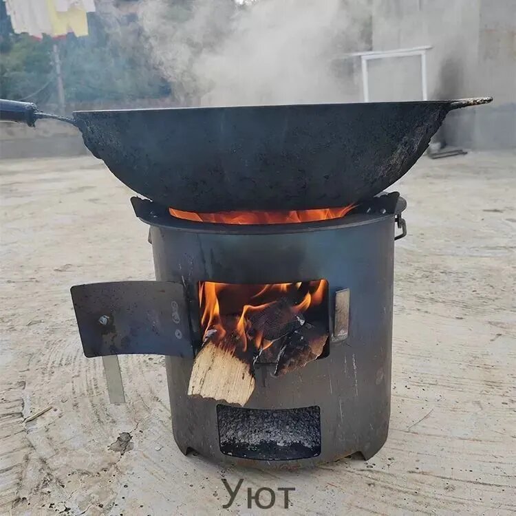 Печь-камин Напольная установка — фото 1