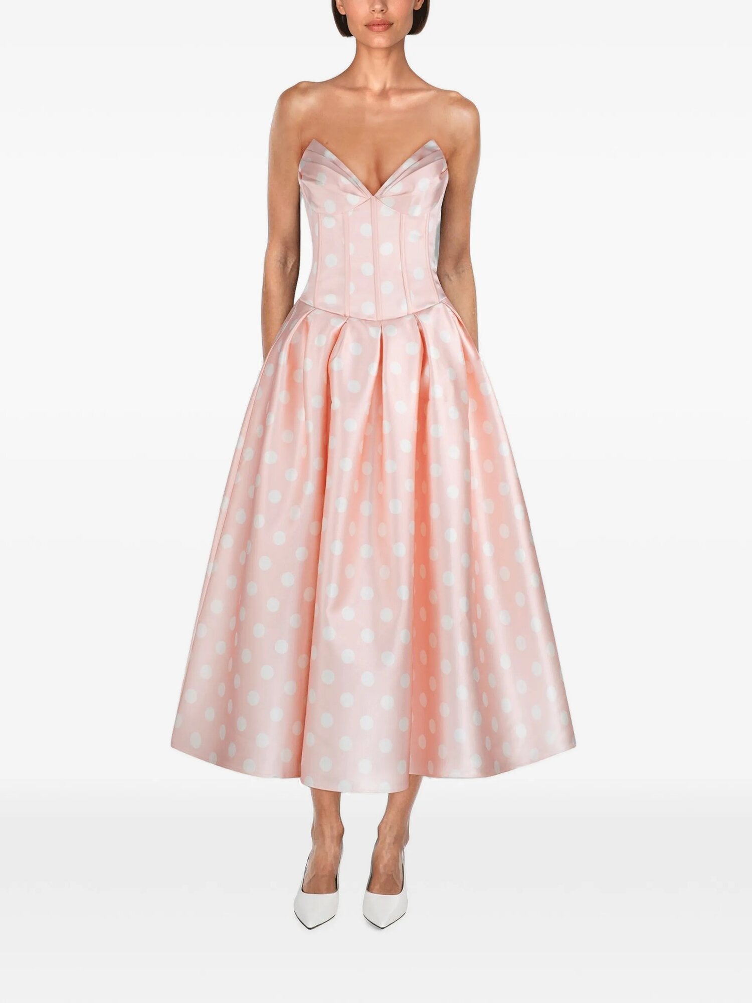 Платье ATOIR Polka-dot corset-style dress