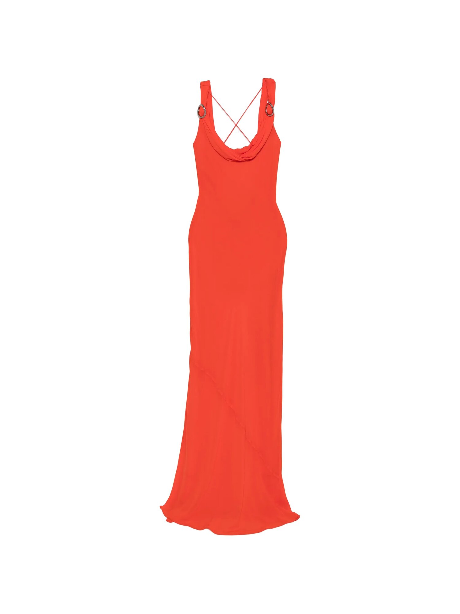 Платье Cowl-neck ring-detail dress
