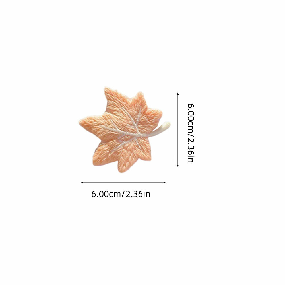 6 Штук Осенние Классические Заколки Для Волос В Форме Кленового Листа 9X6.5Cm