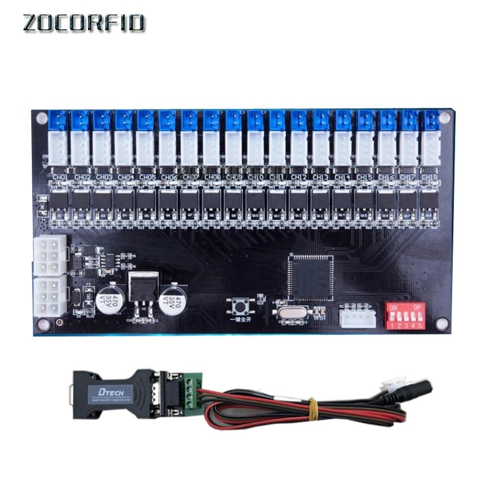 Плата управления шкафом ZOCORFID ZC-KD1, 18CH group