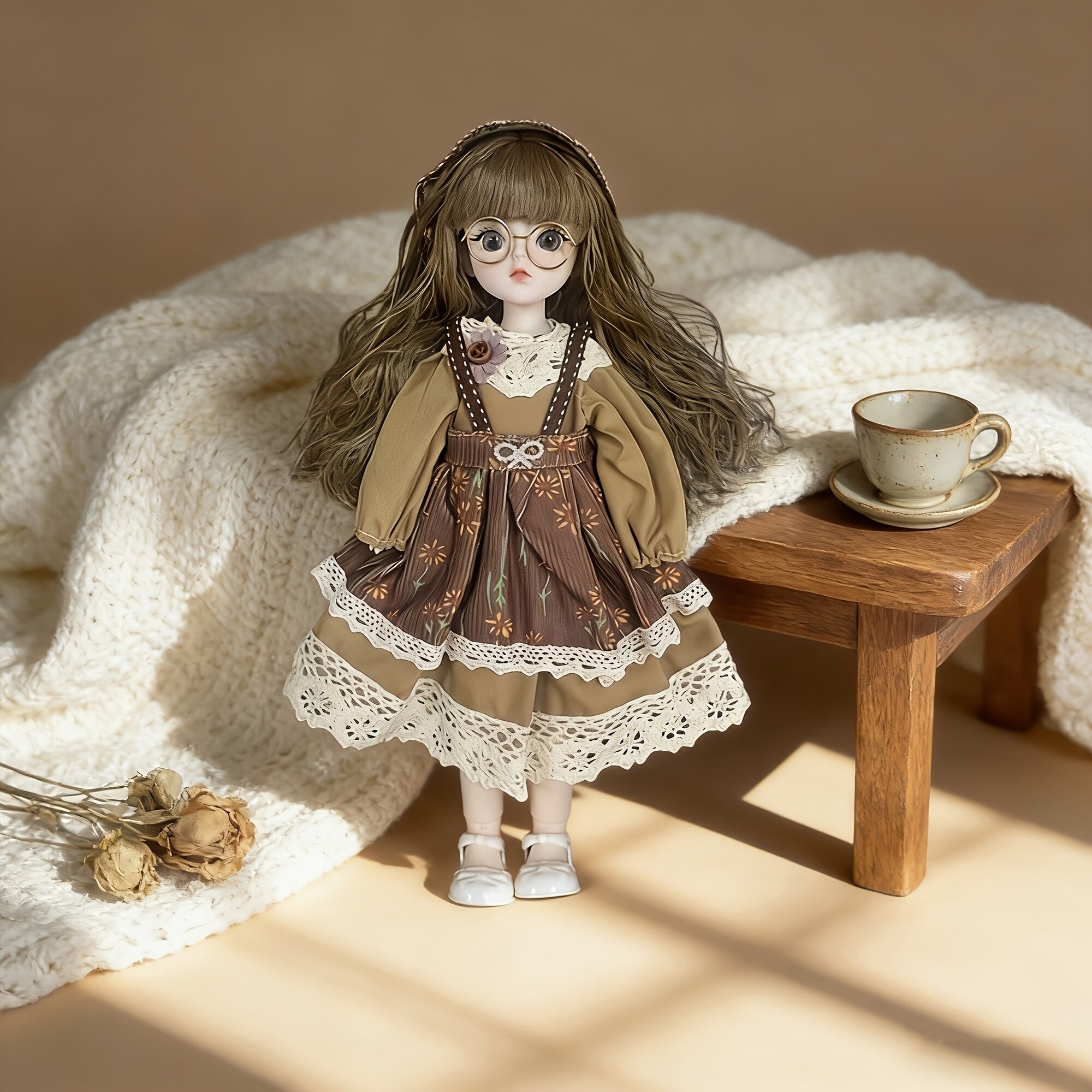 Шарнирная кукла BJD, многосуставная, подвижная, стиль Warm Fei