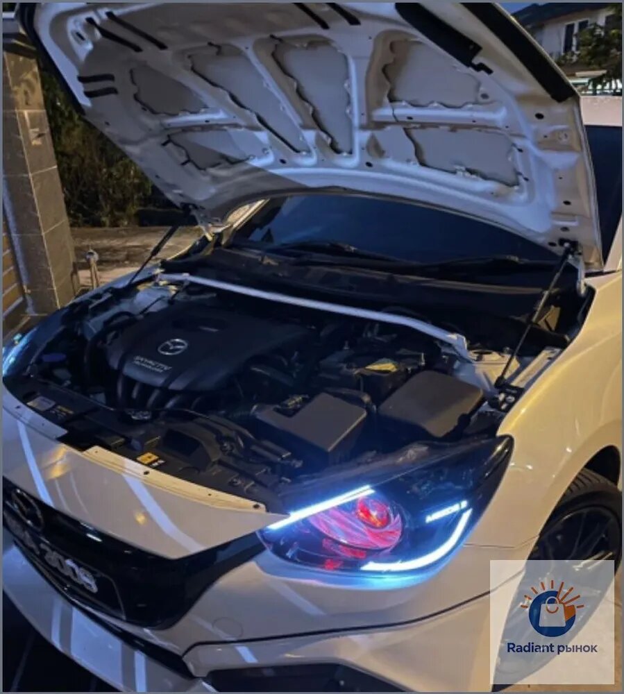 Упор капота для Toyota Yaris (XP210) 2020-2026 Газовые стойки Поршневые штоки амортизаторов