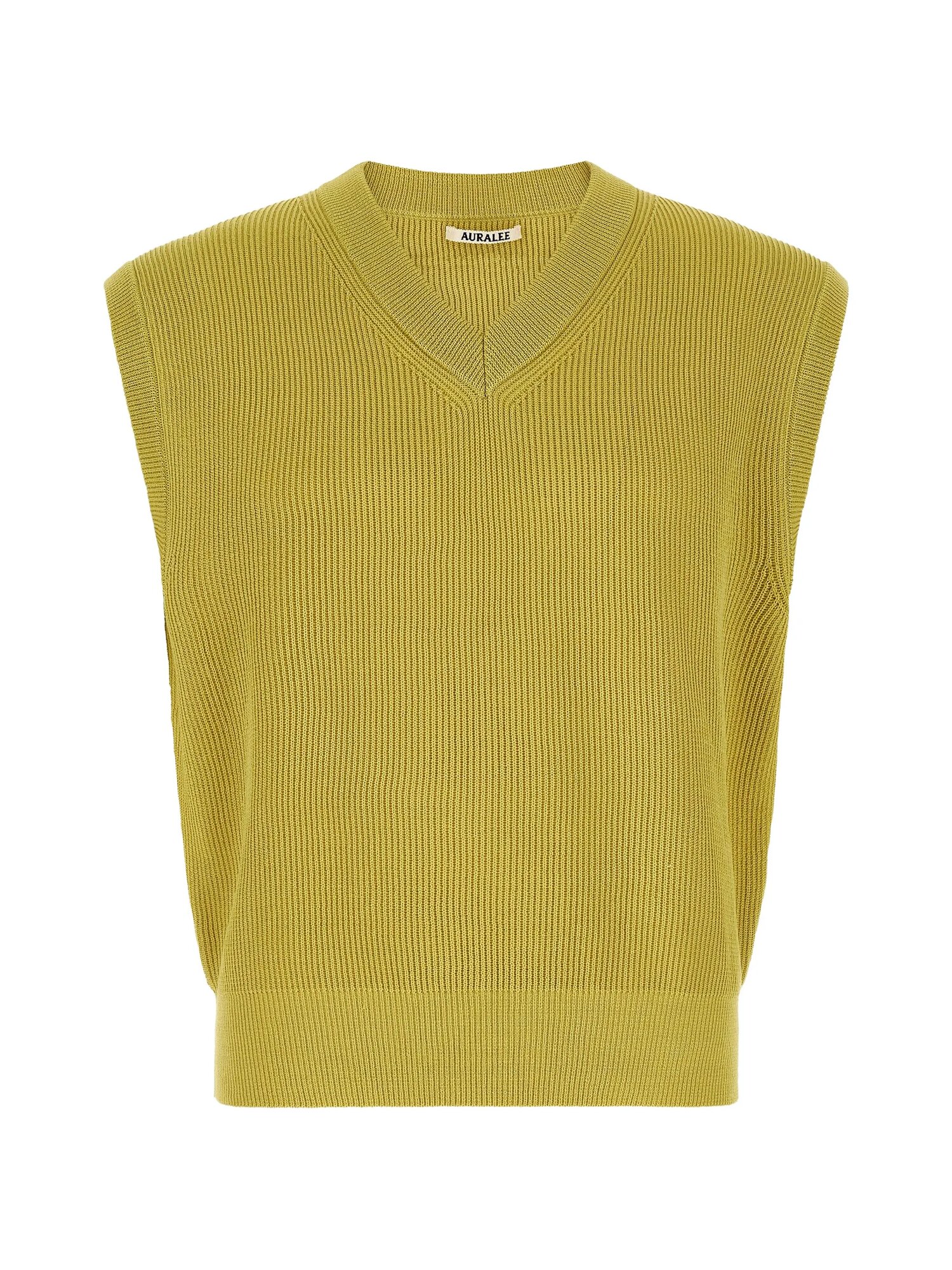 Жилет Ribbed-knit V-neck vest