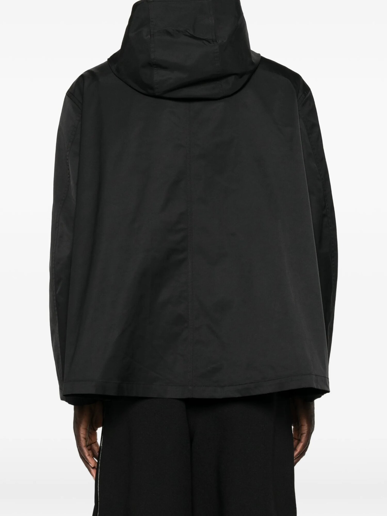 Куртка BALENCIAGA Hooded logo-print jacket, размер 52 — фото 1