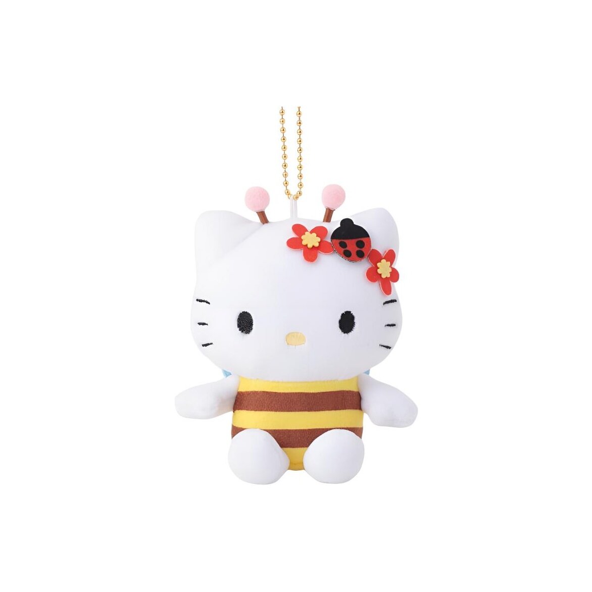 Sanrio Hello Kitty Плюшевые брелки с пчелкой длина тела 9 5 см