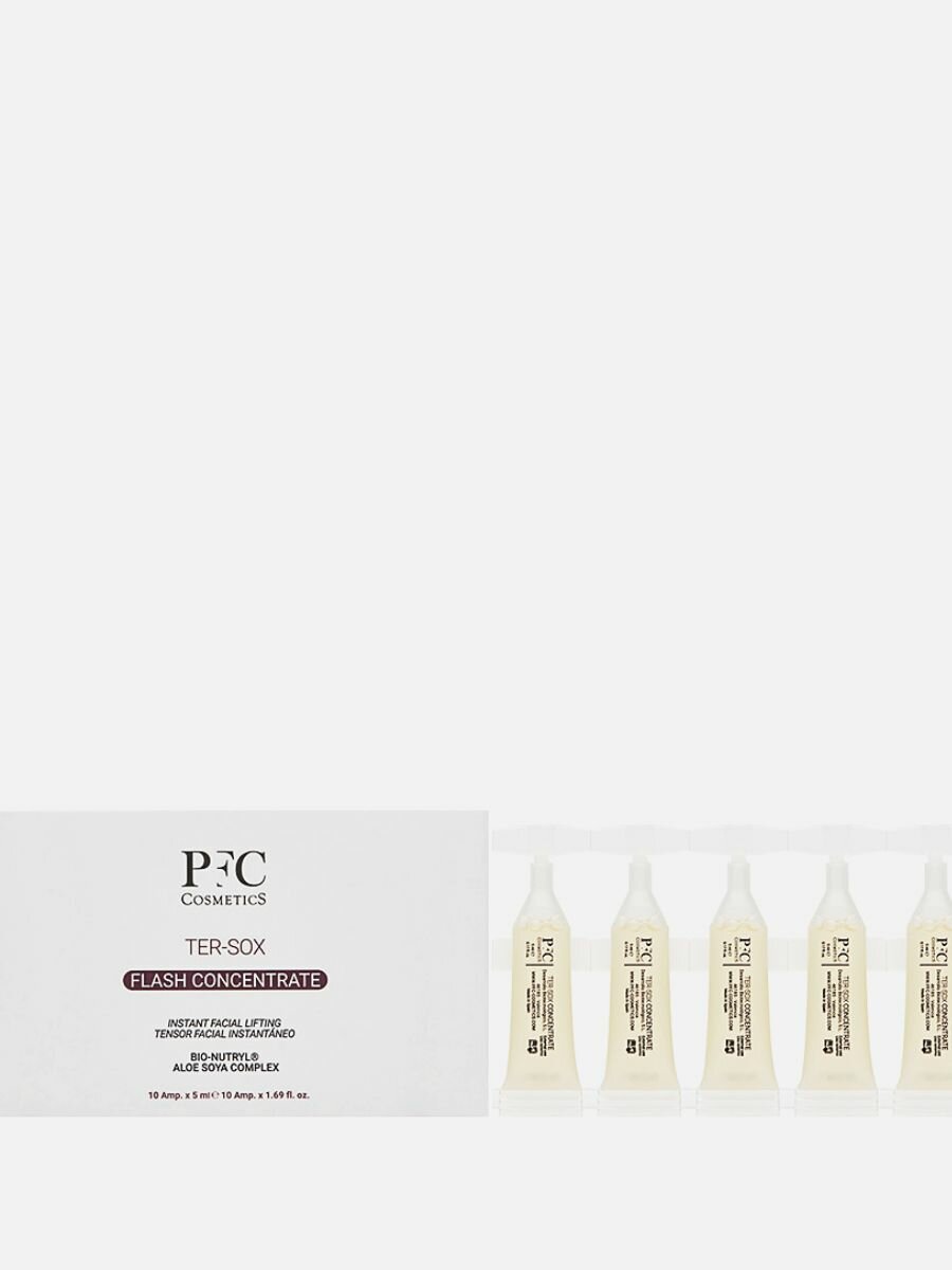 PFC CosmeticS Ампулы д/лица с лифтинг-эффектом TER-SOX FLASH CONCENTRATE 10шт