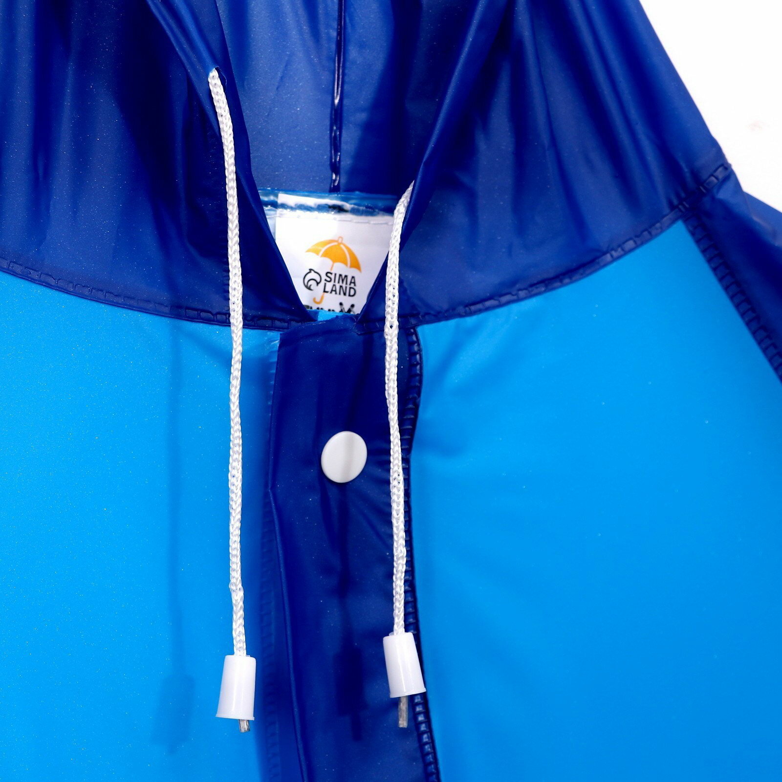 Плащ-дождевик Funny toys, размер 36/38, синий — фото 1