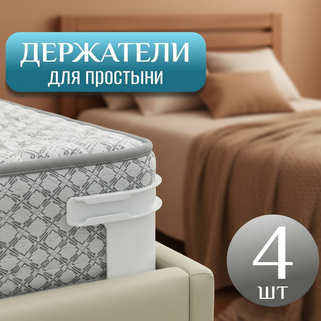 Держатель для простыни, зажимы и фиксаторы для простыни на матрас