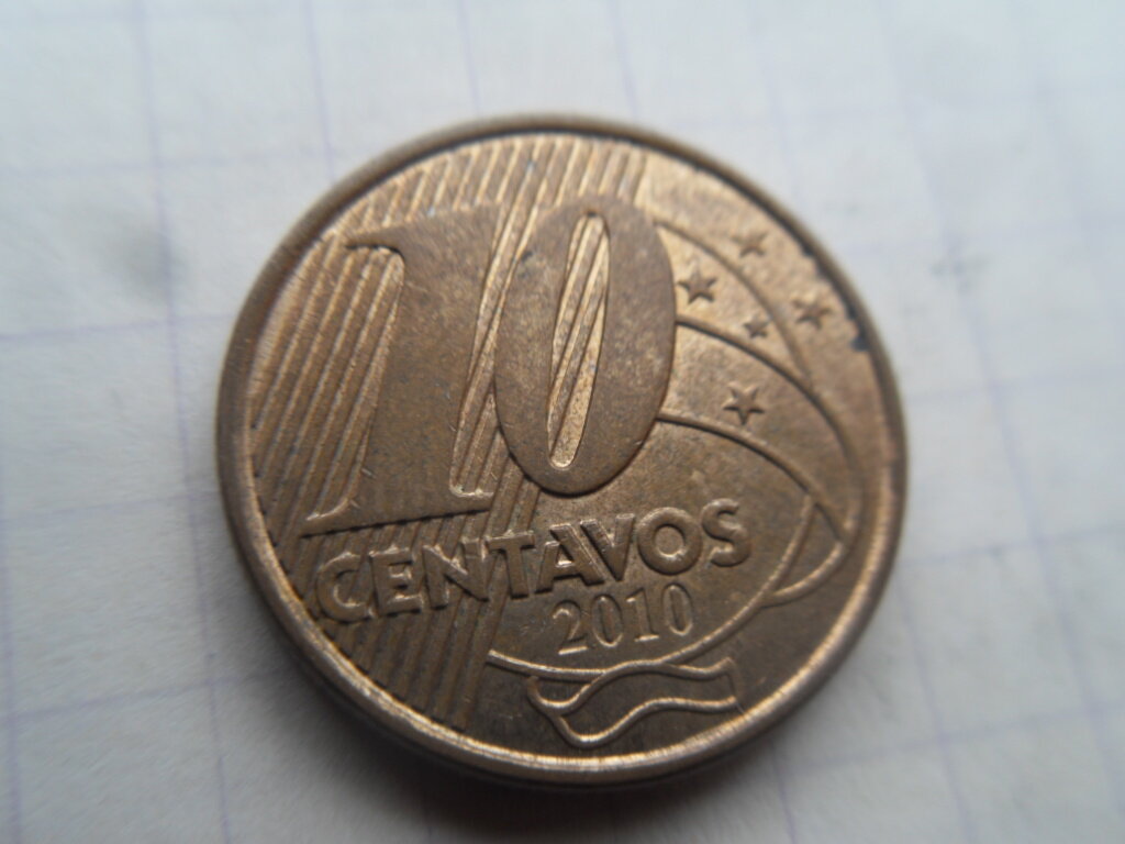 Бразилия 10 сентаво, 2010