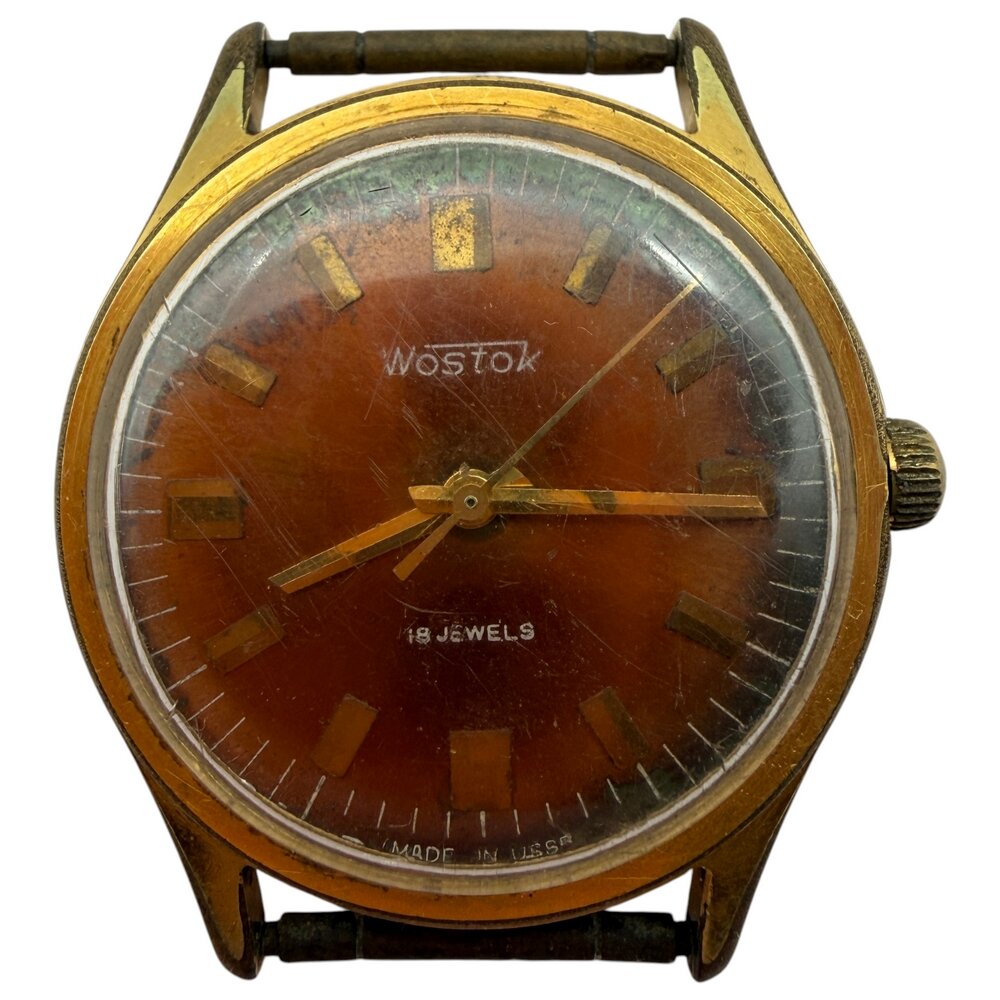 Наручные механические часы "2209 - Wostok, 18 камней" 1975-1985 гг. Чистопольский ЧЗ Восток, СССР