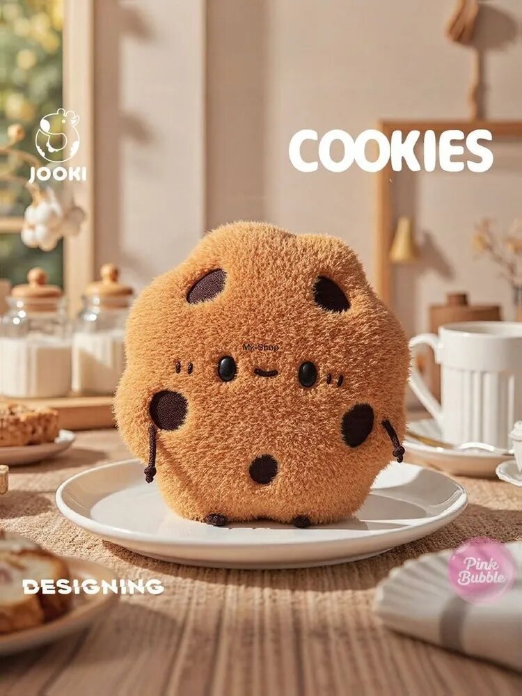 Плюшевая Мягкая игрушка Печенье 12 cm Jooki, унисекс, коричневый