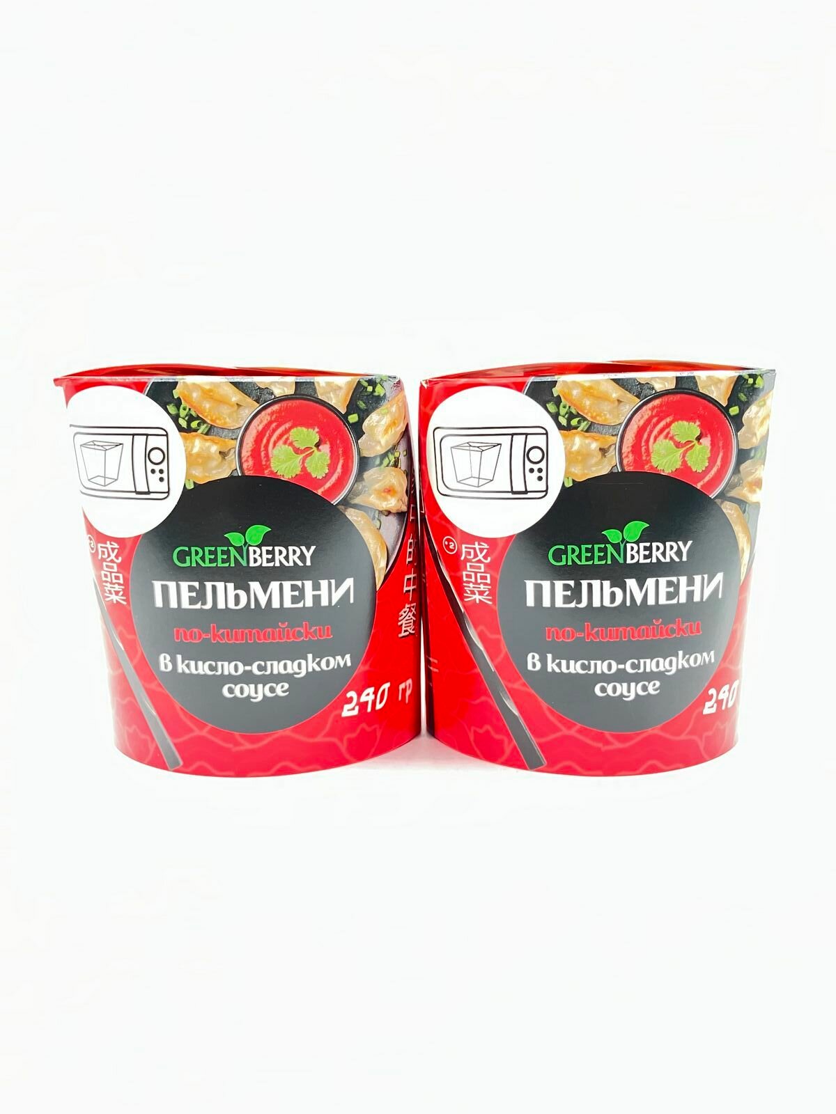 Пельмени по-китайски в кисло-сладком соусе, Greenberry, 2 х 240гр