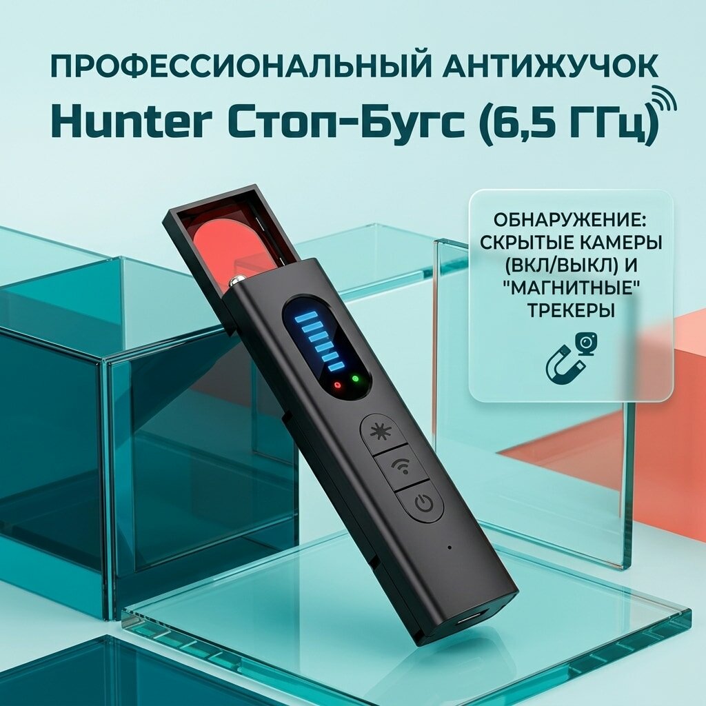 Антижучок Hunter СтопБугс поиск и локализация жучков и камер