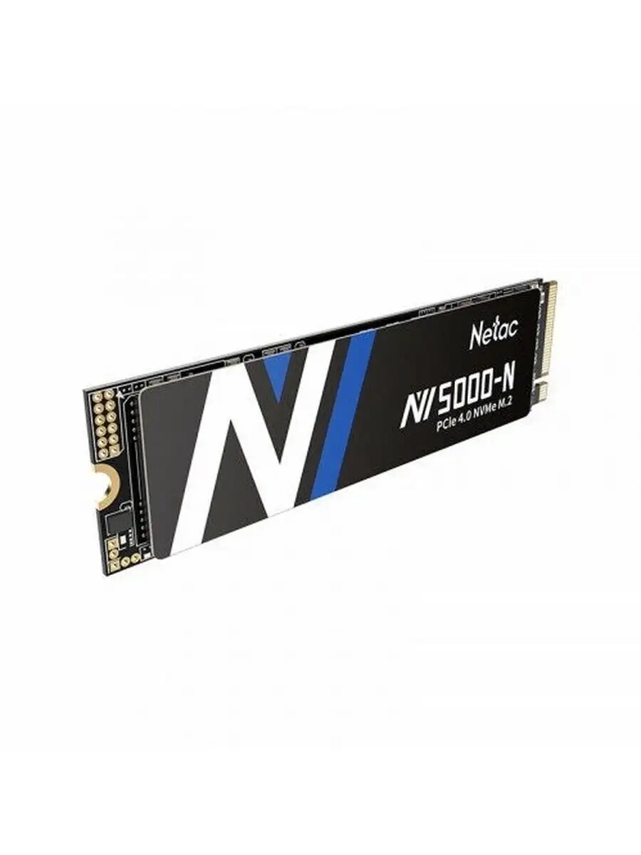 SSD-накопитель Netac NV5000-N NT01NV5000N-1T0-E4X, 1ТБ, M.2, для ноутбука и ПК, PCIe 4.0 x4, черный