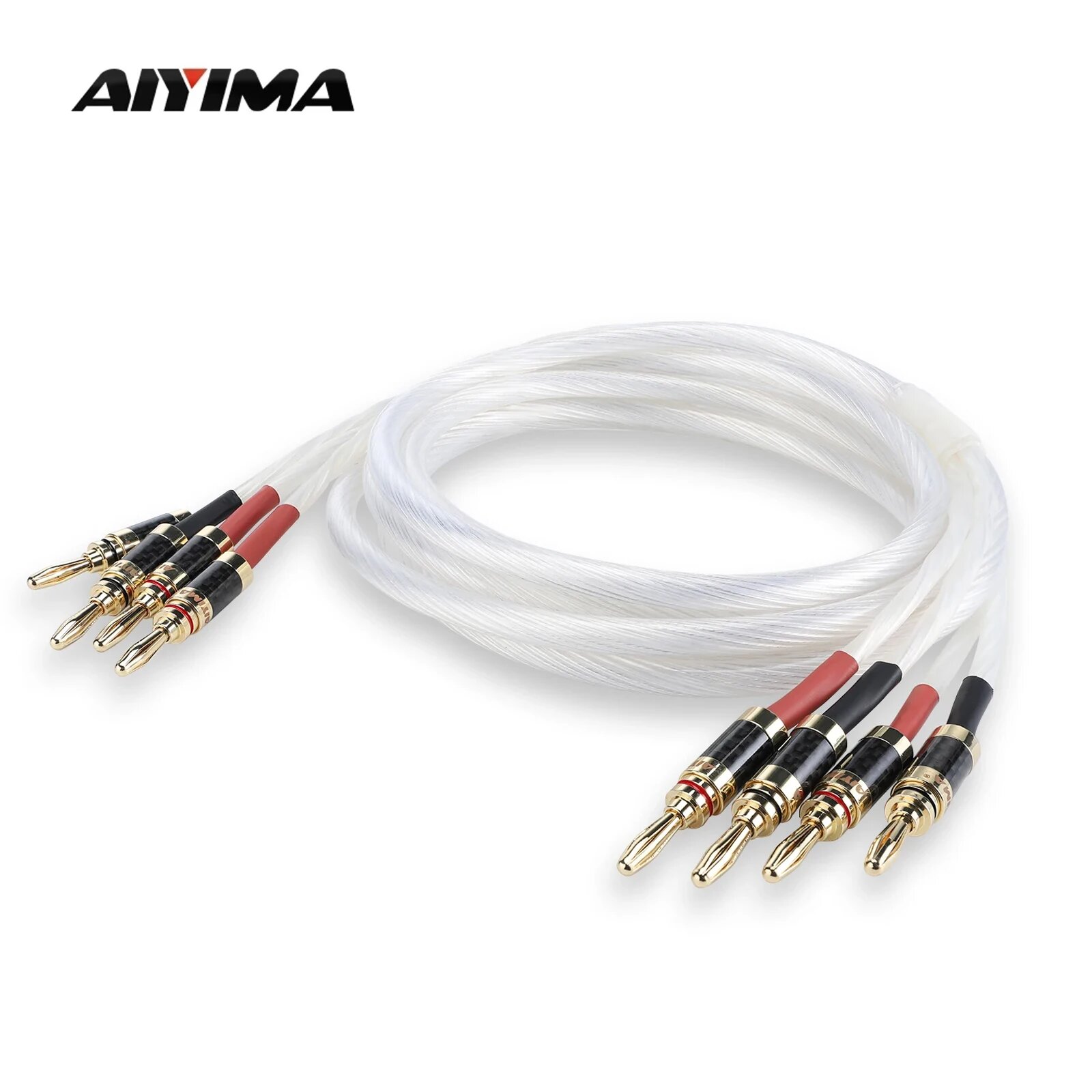 AIYIMA Speaker Cable 1.8м Серебряное покрытие