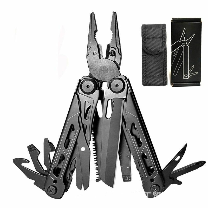 Тактический мультитул Leatherman Wave Plus с 17 функциями и чехлом тактический мультитул 17 функций с чехлом