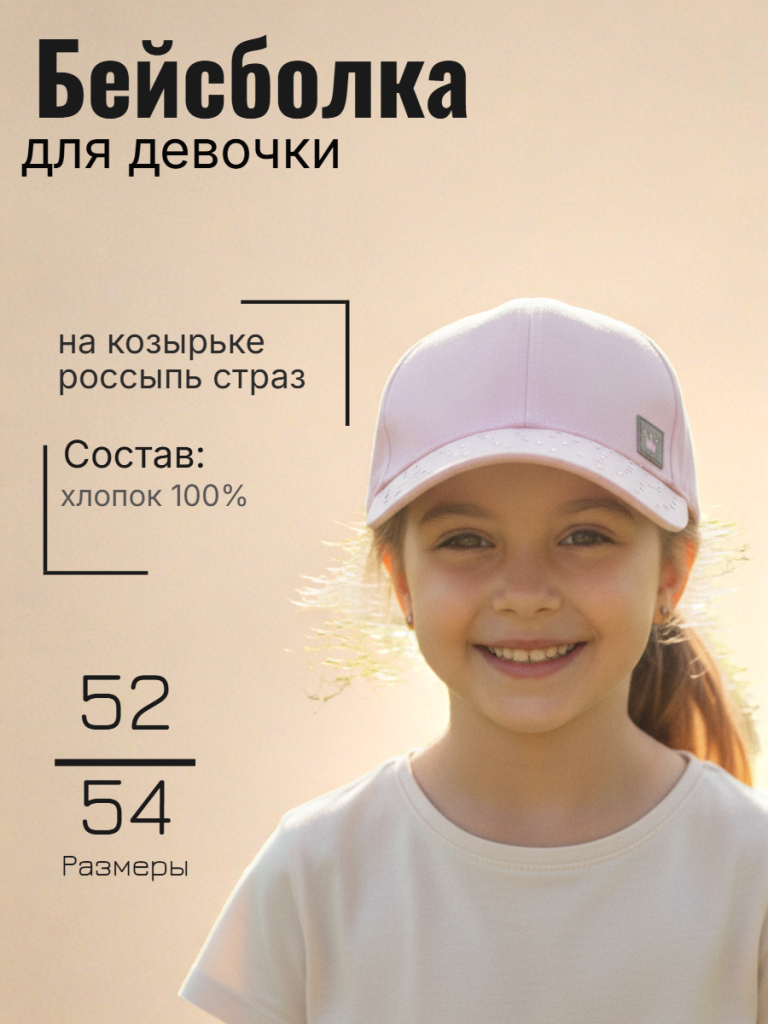 Бейсболка для женщин