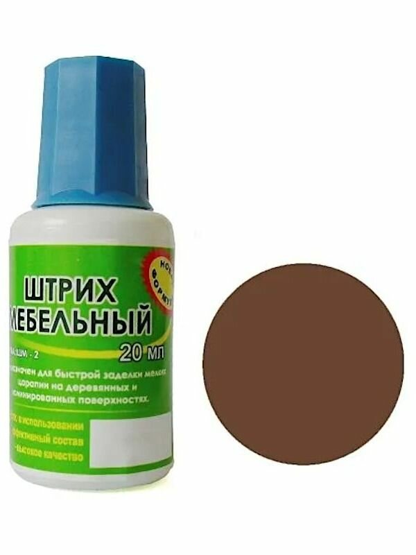 Штрих мебельный ясень темный