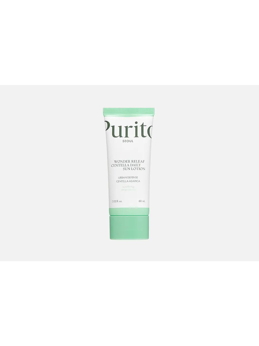 Солнцезащитный лосьон SPF50+ PURITO Wonder Releaf Centella Daily 60 мл