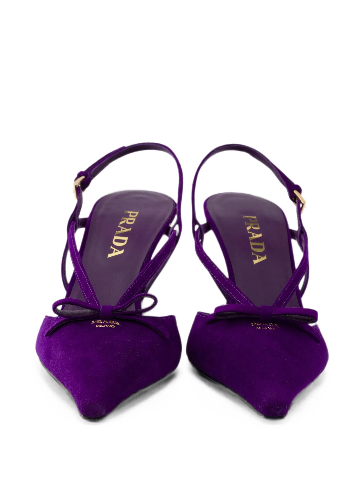 Туфли Prada Suede slingback pumps, размер 41 EU — фото 1