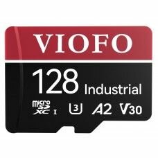 Промышленная карта памяти VIOFO MicroSDXC 128Гб - U3, A2, V30, с адаптером