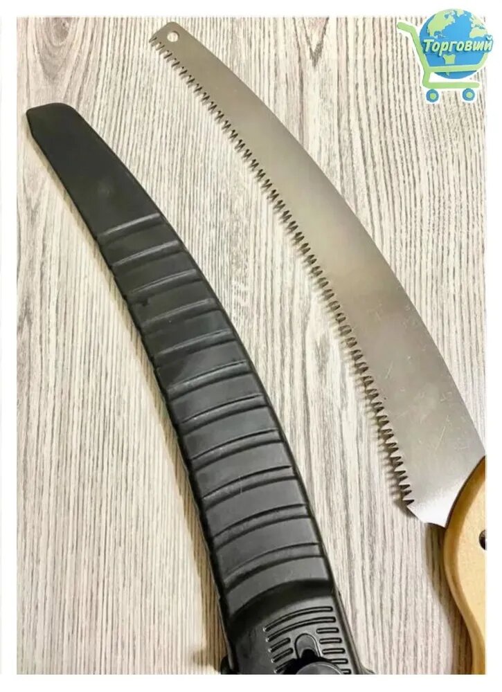 Эксклюзивная японская пила SAMURAI W330LH2 комплектуется серповидным полотном с обратным резом и чехлом для пояса
